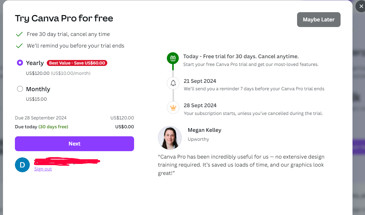 Canva Pro Free Trial (2025) – Get 30 Days Access