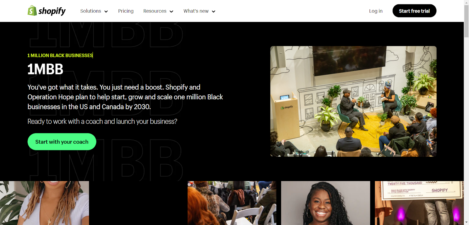 Shopify Black Owned Businesses Trial