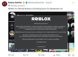 Is Roblox Shutting Down in 2026? [Latest Updates]