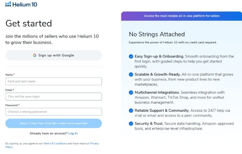 Helium 10 Free Trial (2025) — Get 7 Days Access